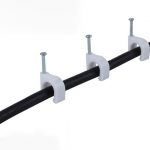 100 6mm Kabelbeugels Wit kopen - Andriez
